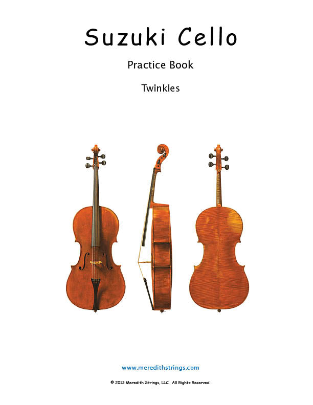 Cello Practice Book – Meredith Strings