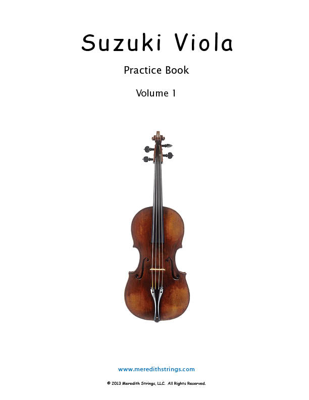 Viola Practice Book – Meredith Strings